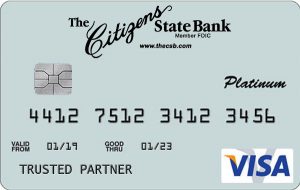 Credit Cards - The Citizens State Bank