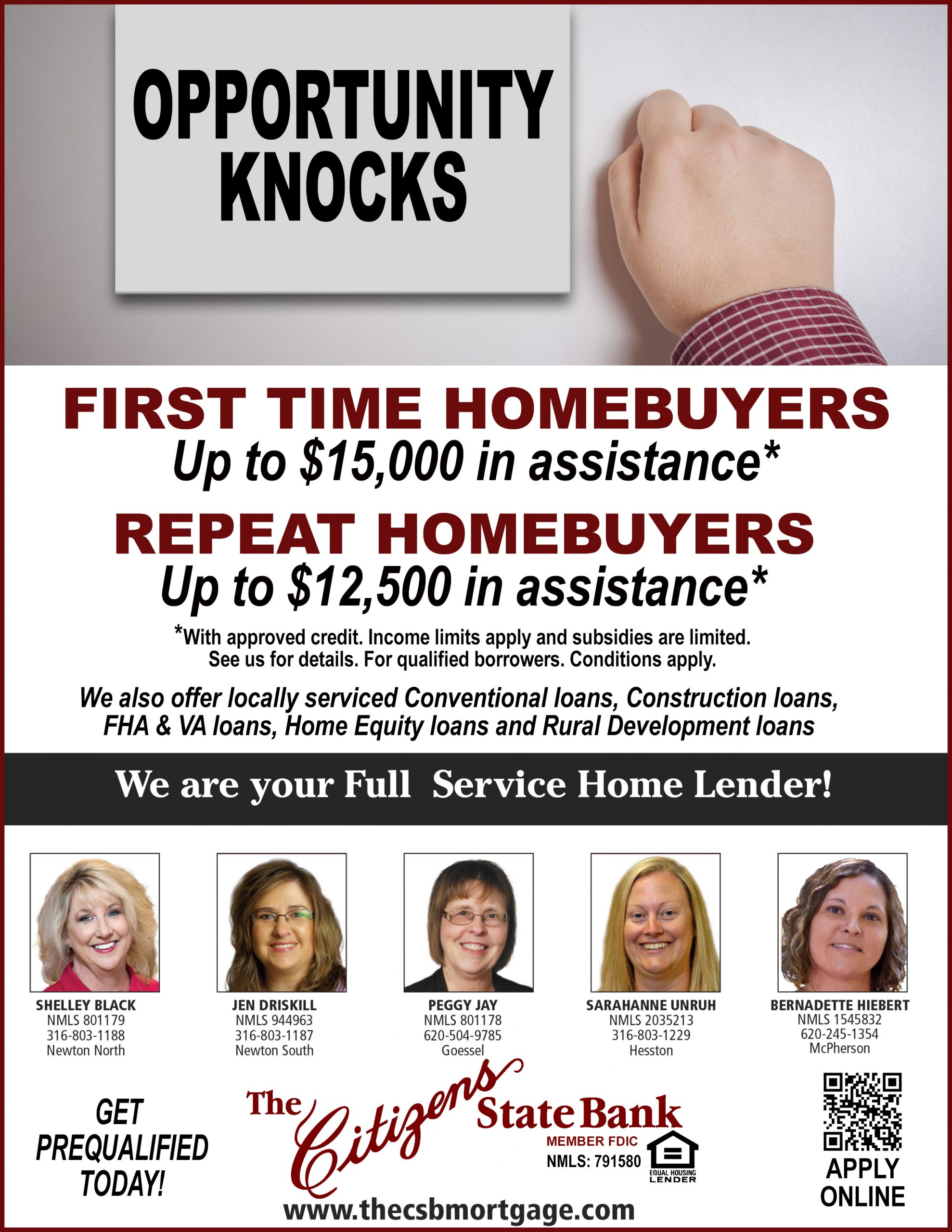 Home Loans - The Citizens State Bank