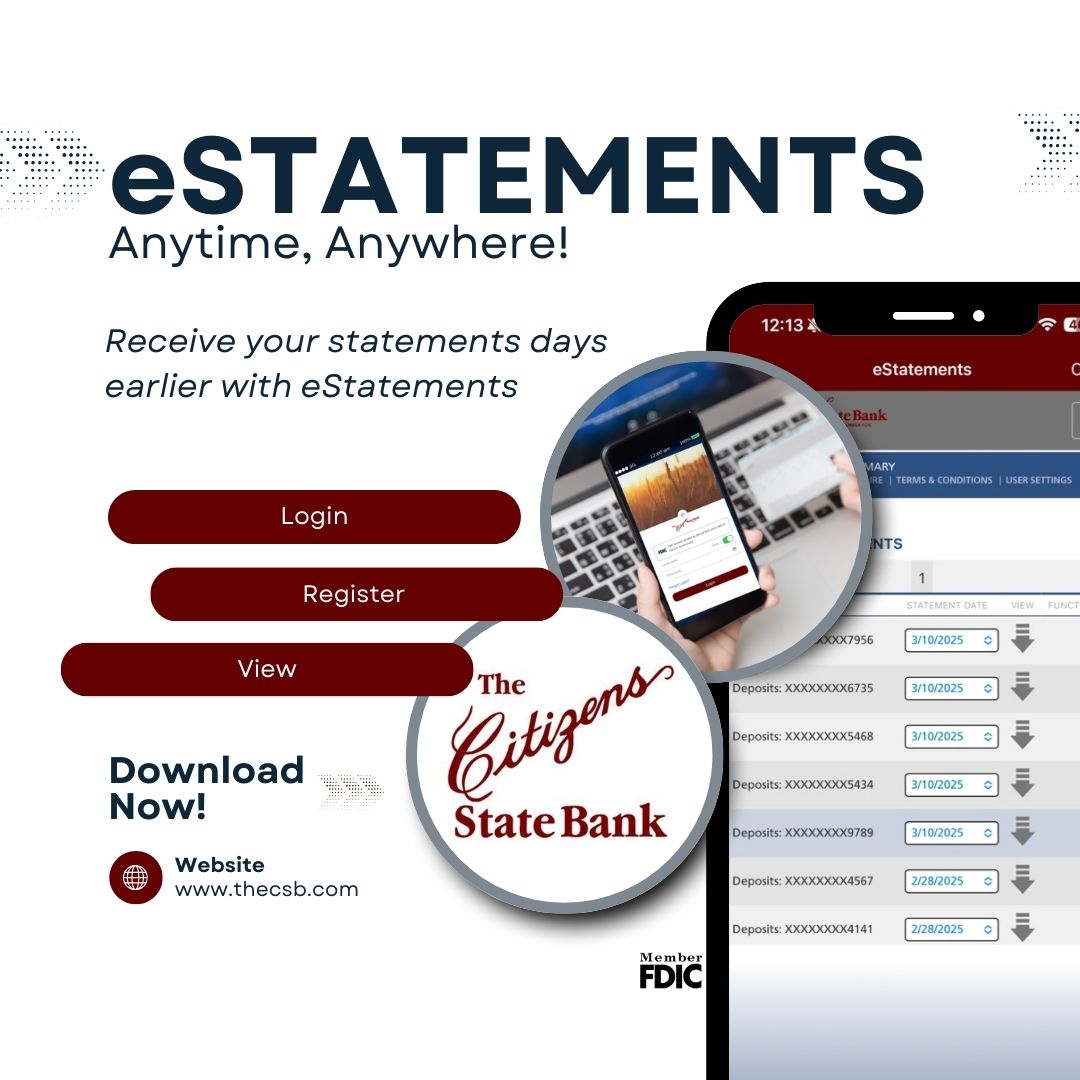 eStatements - The Citizens State Bank